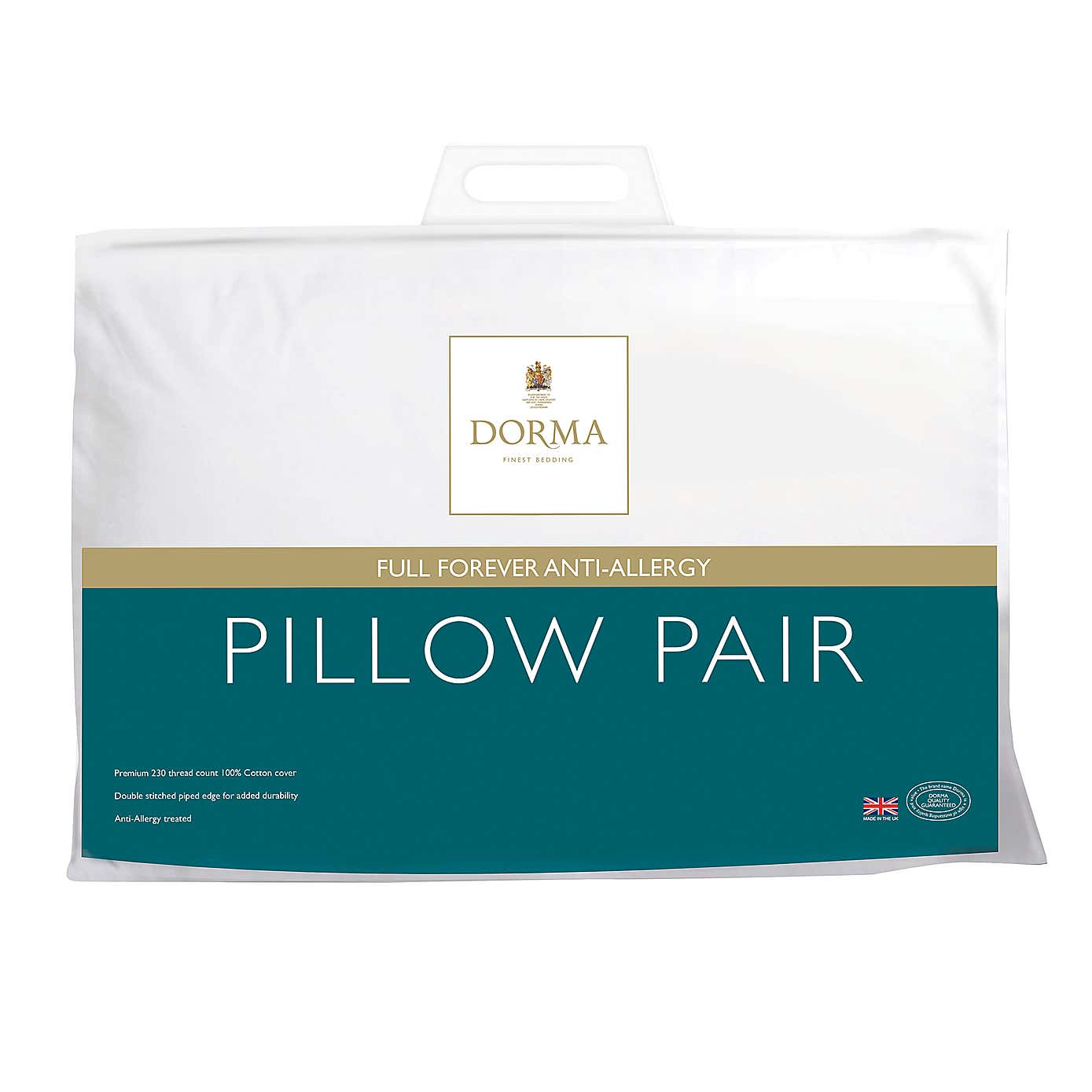 Dorma Full Forever Anti Allergy Firm Support Pillow Pair Dunelm Dorma Full Forever Anti Allergy Firm Support Pillow Pair Dunelm