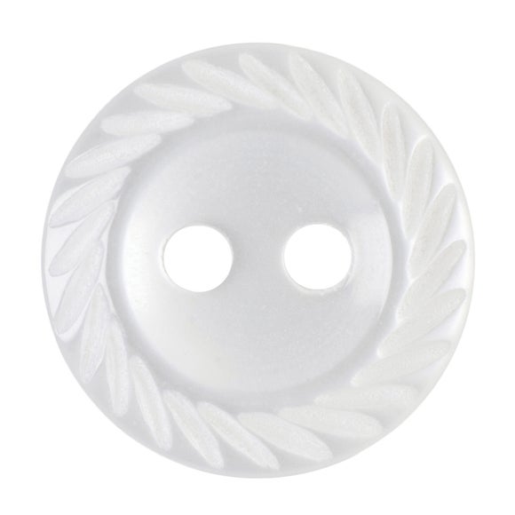 Twisted Edge Round Buttons 13.75mm Pack of 11 | Dunelm