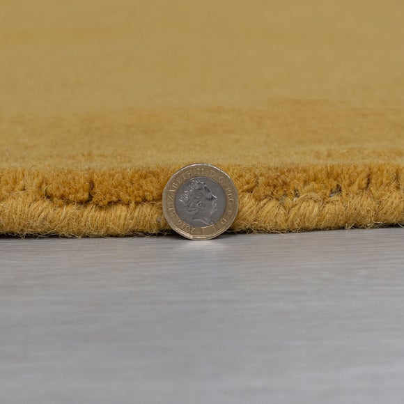 Boston Wool Border Square Rug | Dunelm