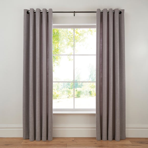 Room Darkening Blackout 25/28mm Metal Extendable Curtain Pole | Dunelm