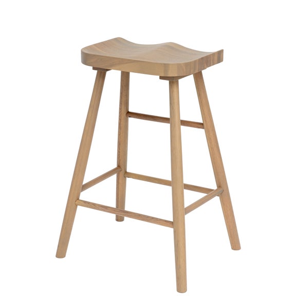 Loxwood Oak Bar Stool | Dunelm