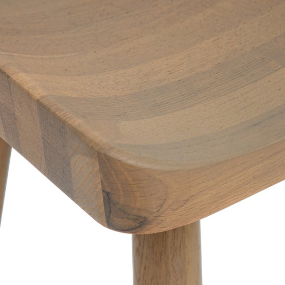 Loxwood Oak Bar Stool | Dunelm