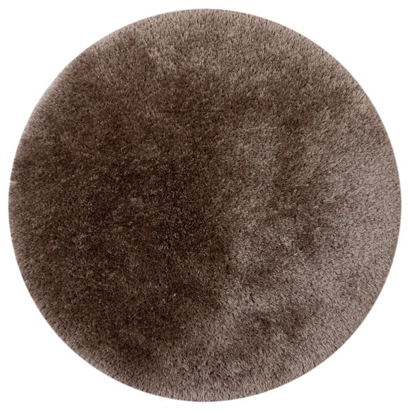 Jewel Shaggy Circle Rug | Dunelm