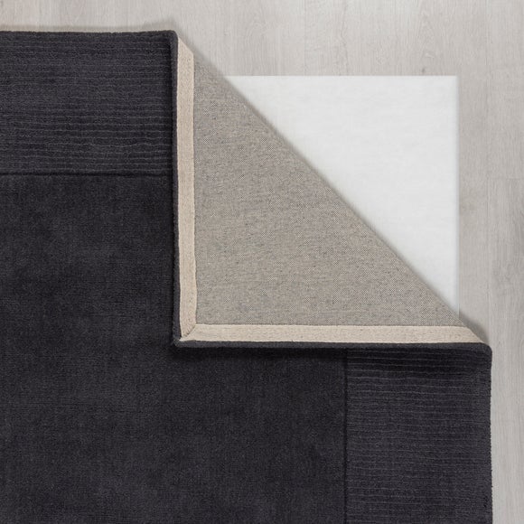 Boston Wool Border Rug | Dunelm