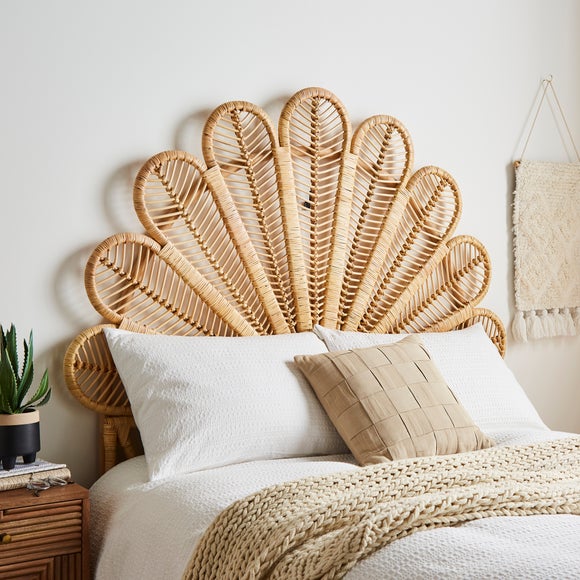 Single rattan headboard store