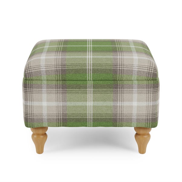 Oswald Check Storage Footstool Tapered Leg | Dunelm Oswald Check Storage Footstool Tapered Leg | Dunelm