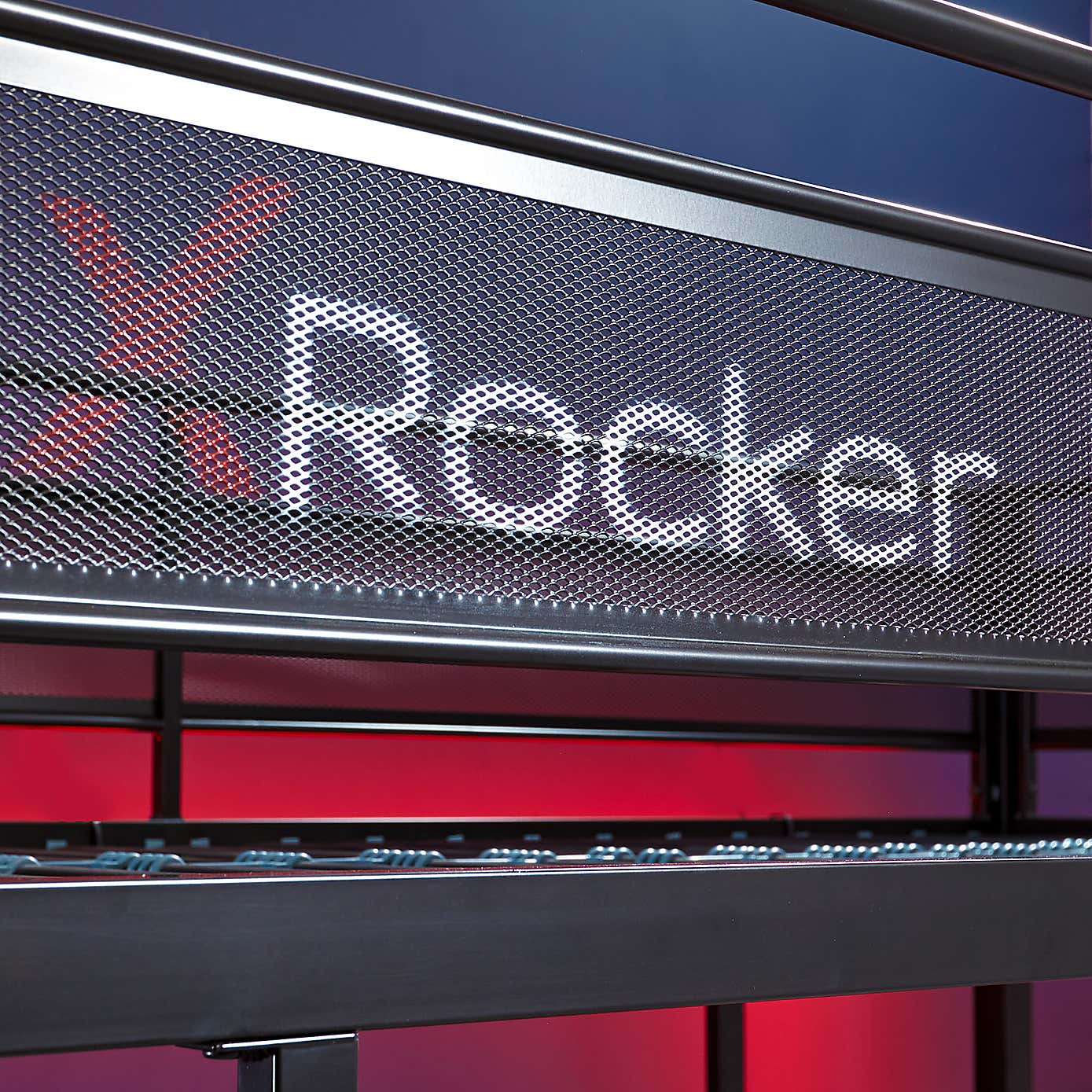 X Rocker Fortress Gaming High Sleeper Bunk Bed With Shelves And Desk Dunelm