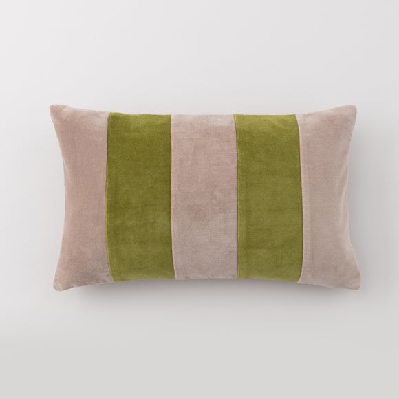 Clara Stripe Cushion | Dunelm