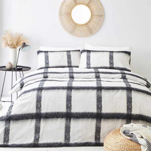 The Linen Yard Mohair Stripe Navy 100% Cotton Duvet Cover & Pillowcase ... The Linen Yard Mohair Stripe Navy 100% Cotton Duvet Cover & Pillowcase ...