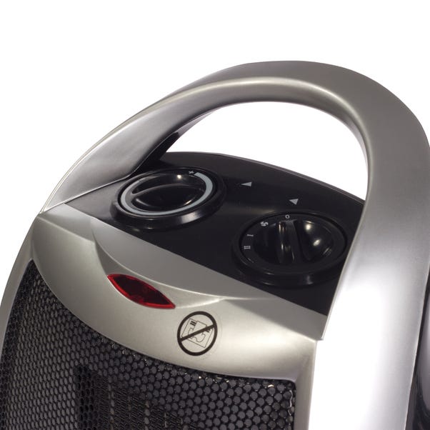 Igenix 1800W Grey PTC Ceramic Fan Heater | Dunelm Igenix 1800W Grey PTC Ceramic Fan Heater | Dunelm