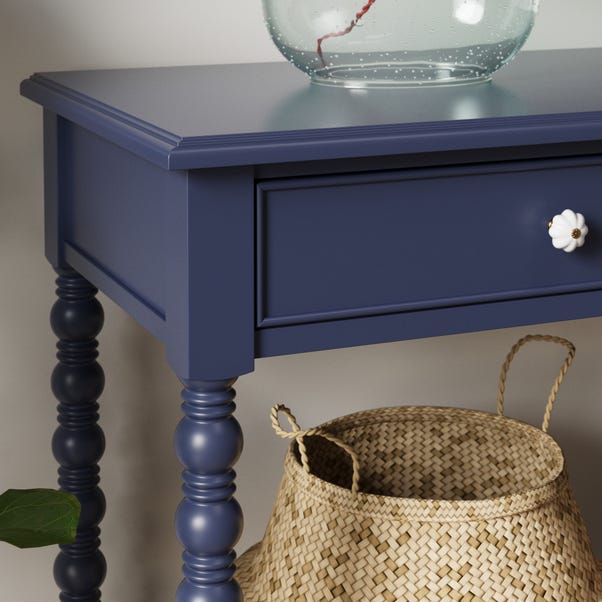 Pippin Console Table Navy Dunelm