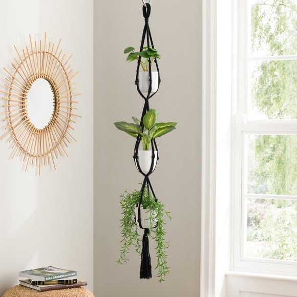 Macrame Triple Plant Hanger