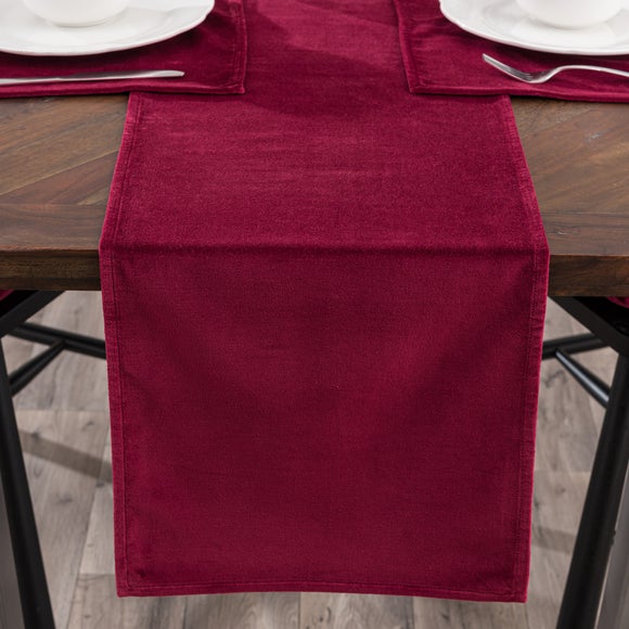 Clara Velvet Runner | Dunelm