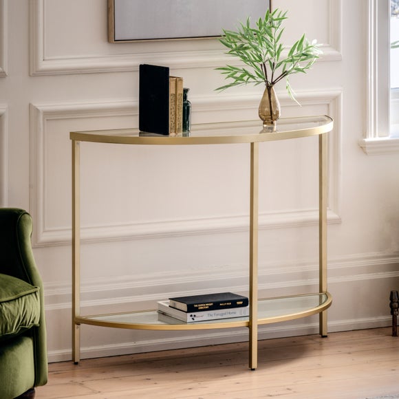 Half moon table dunelm store