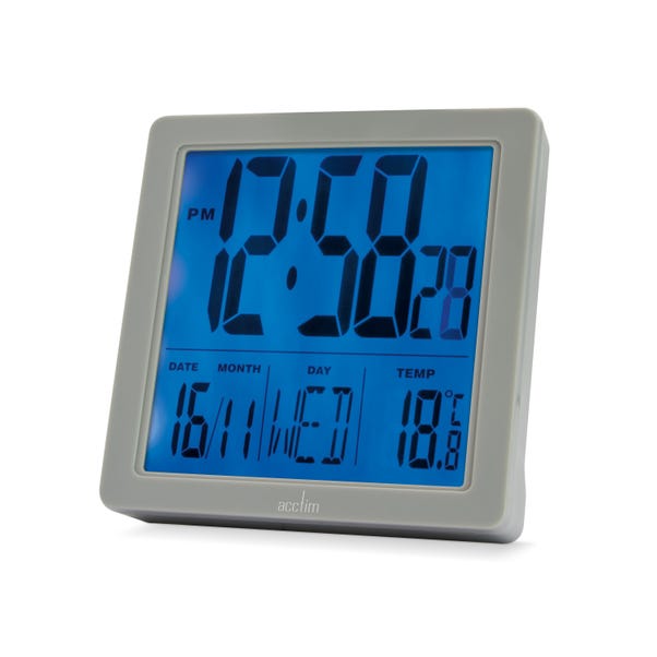 Acctim Digital Alarm Clock | Dunelm Acctim Digital Alarm Clock | Dunelm