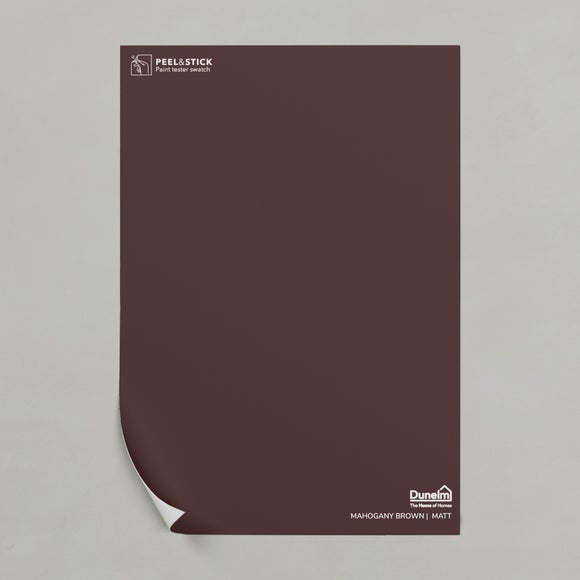 Dunelm Mahogany Brown Matt Emulsion Paint | Dunelm