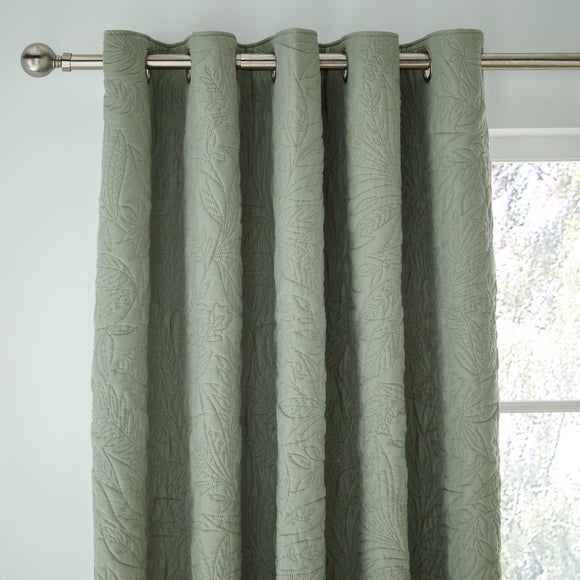 Dunelm green curtains store