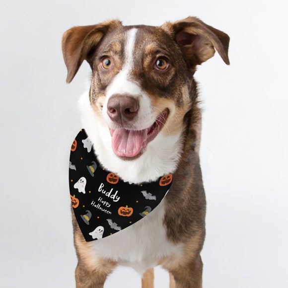 Halloween dog scarf store