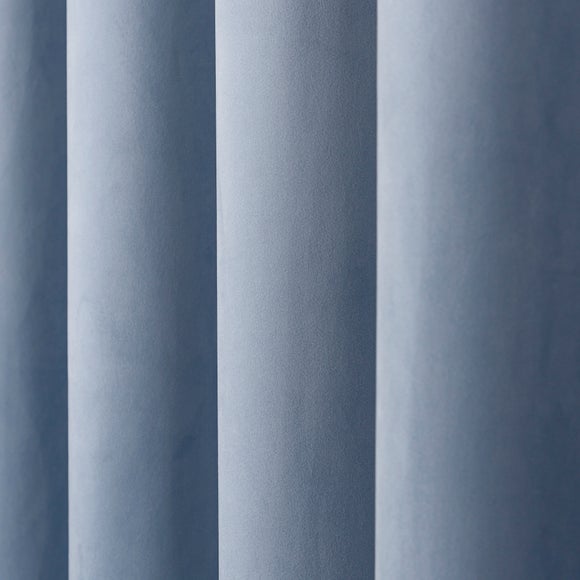 Isla Ultra Blackout Eyelet Curtains | Dunelm