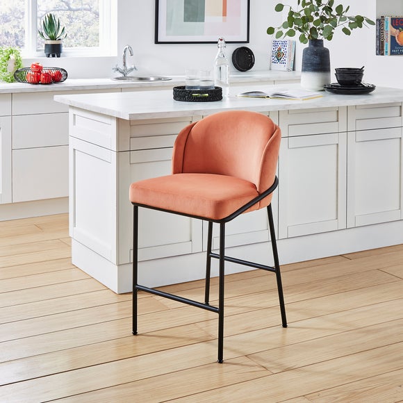 Red bar stools dunelm store