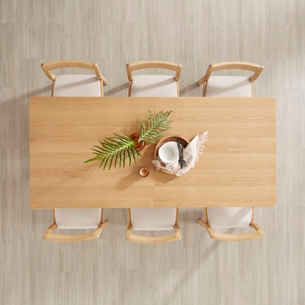 Hudson Rectangular Extendable Dining Table | Dunelm Hudson Rectangular Extendable Dining Table | Dunelm