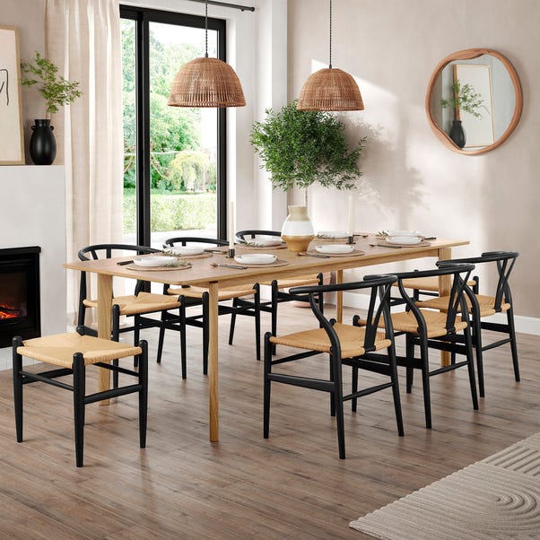 Hudson Rectangular Extendable Dining Table | Dunelm Hudson Rectangular Extendable Dining Table | Dunelm