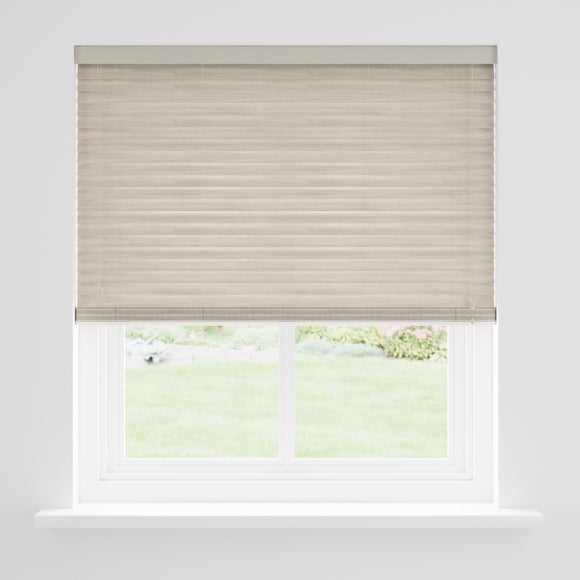 Stone Ariella Fauxwood 50mm Slats Venetian Blind Dunelm