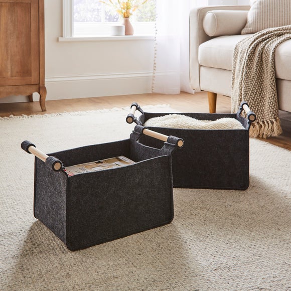 Living room storage boxes store