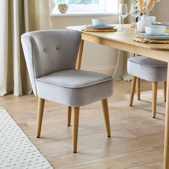 Velvet dining chairs dunelm store