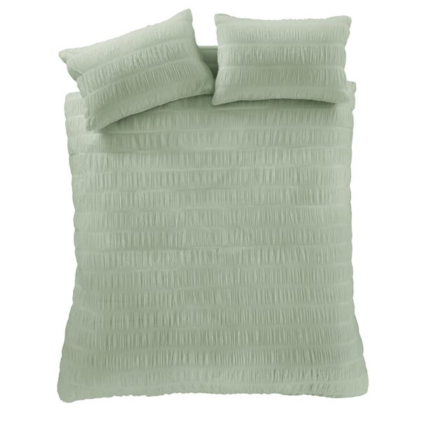 Catherine Lansfield Seersucker Reversible Duvet Cover & Pillowcase Set ... Catherine Lansfield Seersucker Reversible Duvet Cover & Pillowcase Set ...