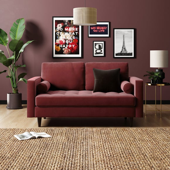 Dunelm velvet sofa store