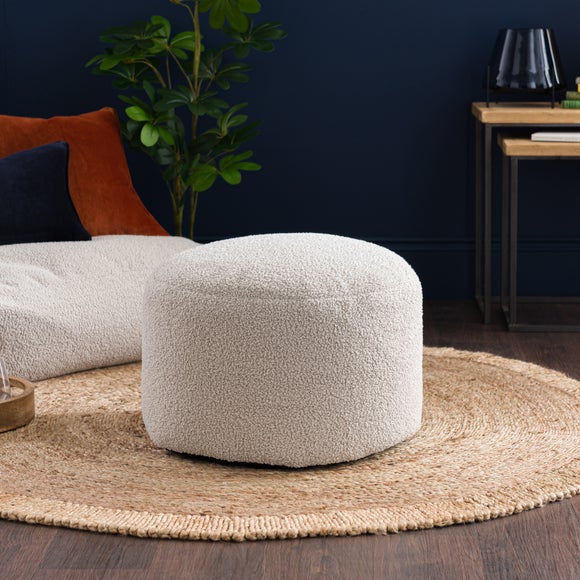 Dunelm stools and pouffes store