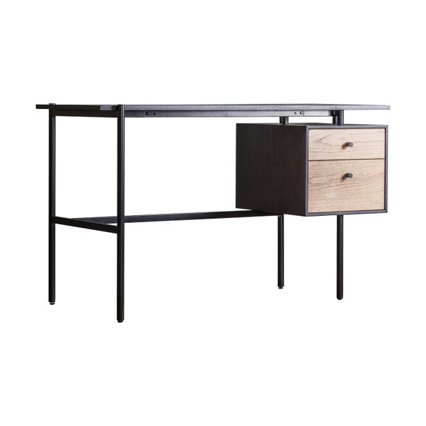Chico 2 Drawer Desk Dunelm