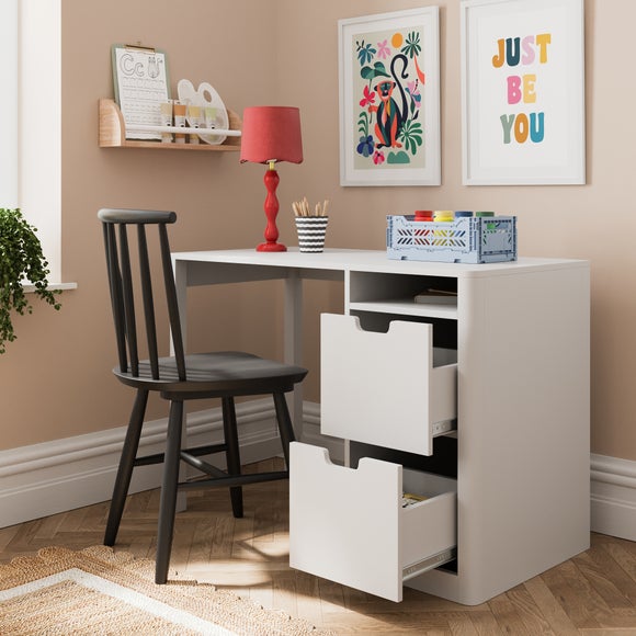 Kids Raya Desk White Dunelm