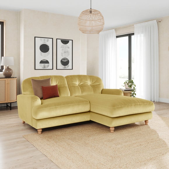 Velvet Corner Sofas Dunelm