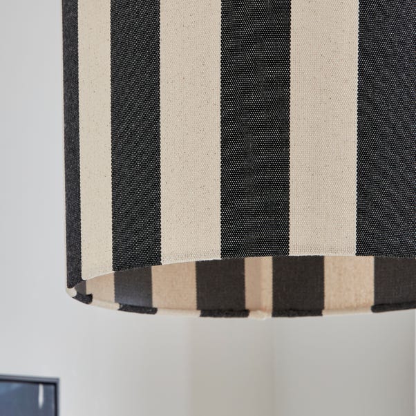 Beatrice Stripe Drum Lamp Shade | Dunelm Beatrice Stripe Drum Lamp Shade | Dunelm
