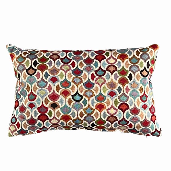 Daro Tapestry Doodle Rectangular Cushion | Dunelm