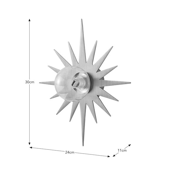 Celestial Star Plug In Wall Light | Dunelm