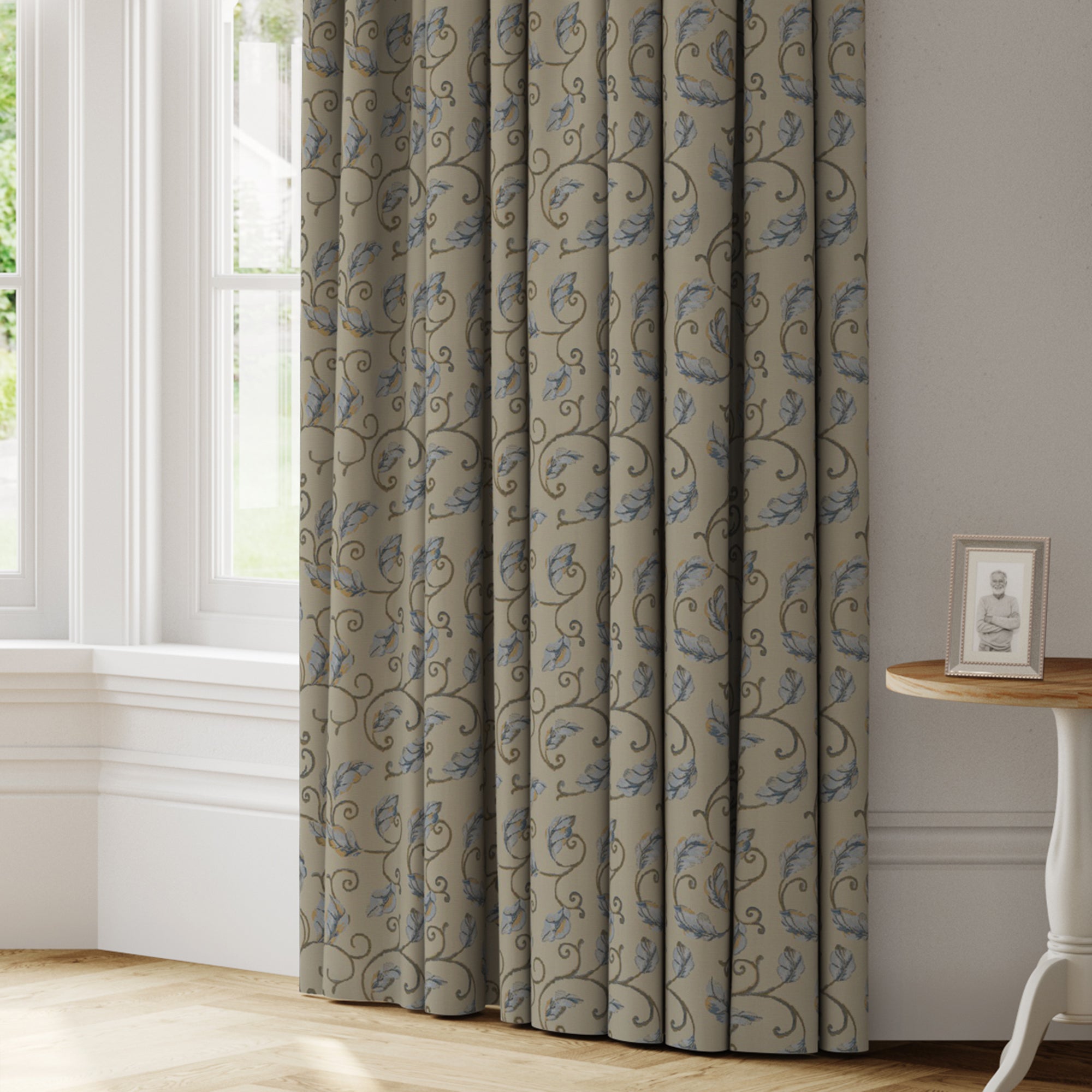 Summer Scroll Made to Measure Curtains | Dunelm