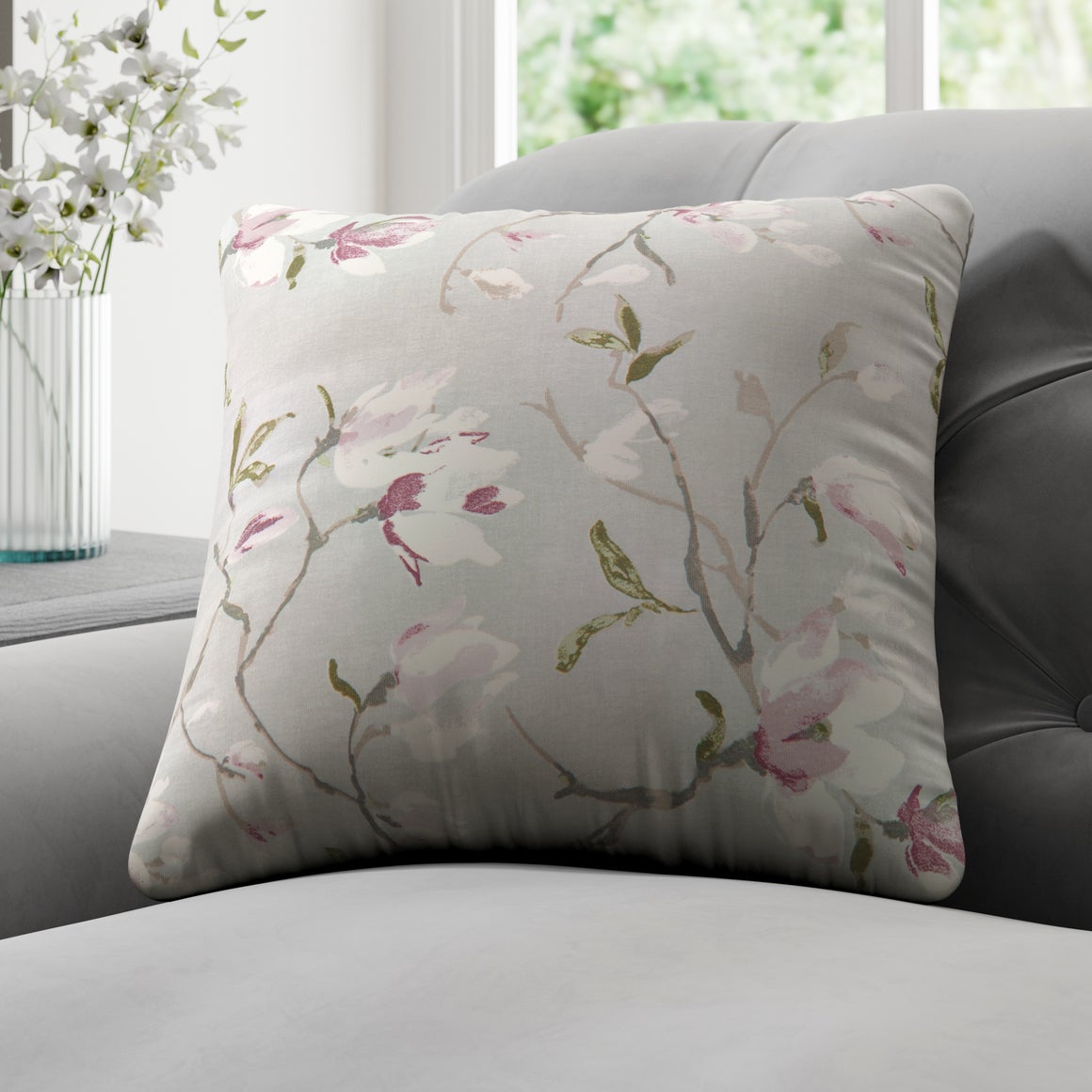 Magnolia Made to Order Cushion Cover | Dunelm