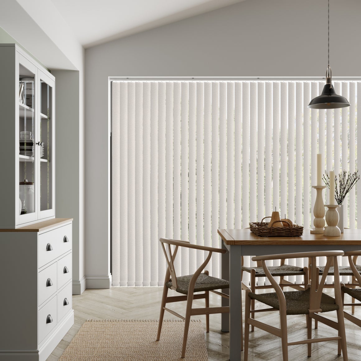 Linen Made to Measure Vertical Blind | Dunelm