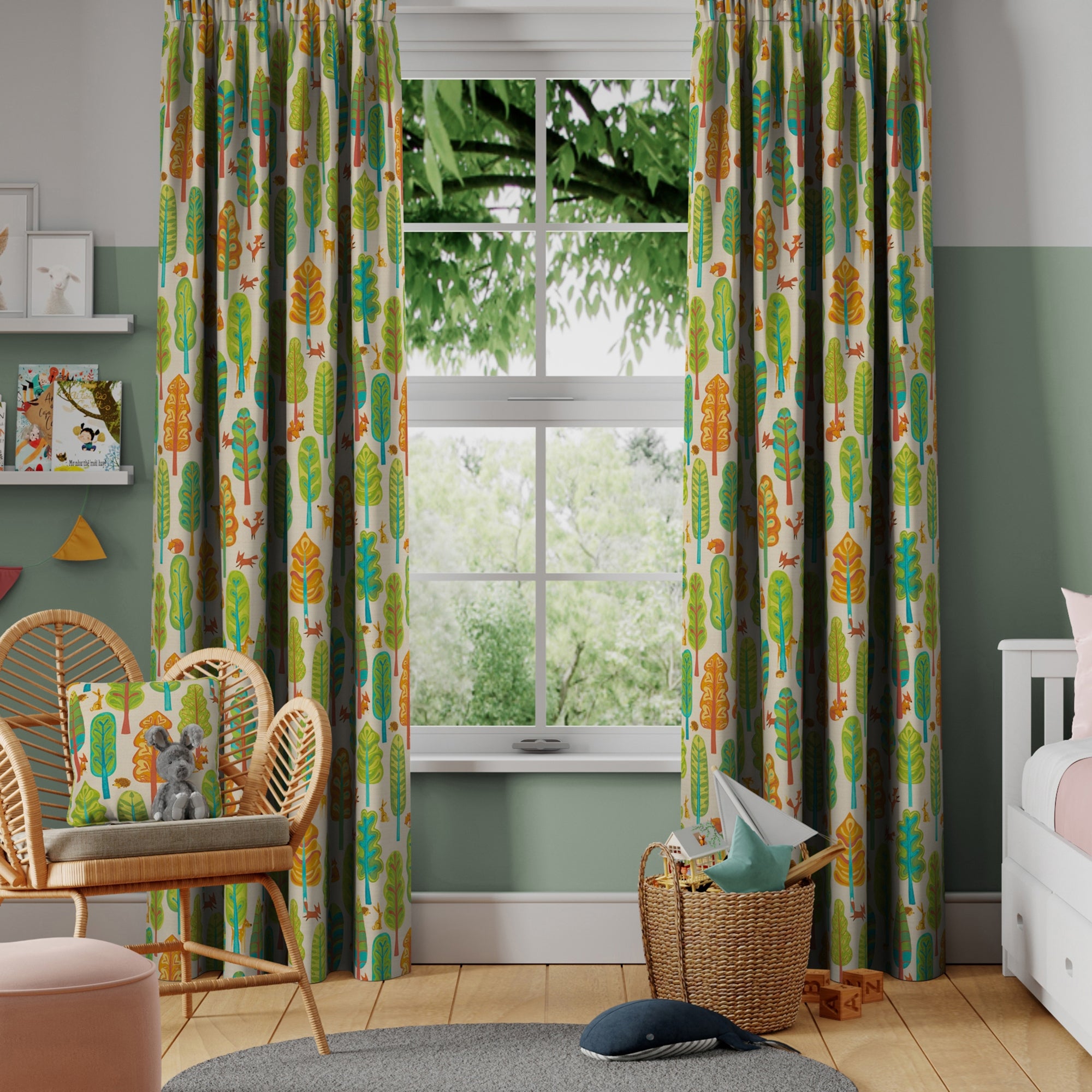 Funky Forest Made to Measure Curtains | Dunelm