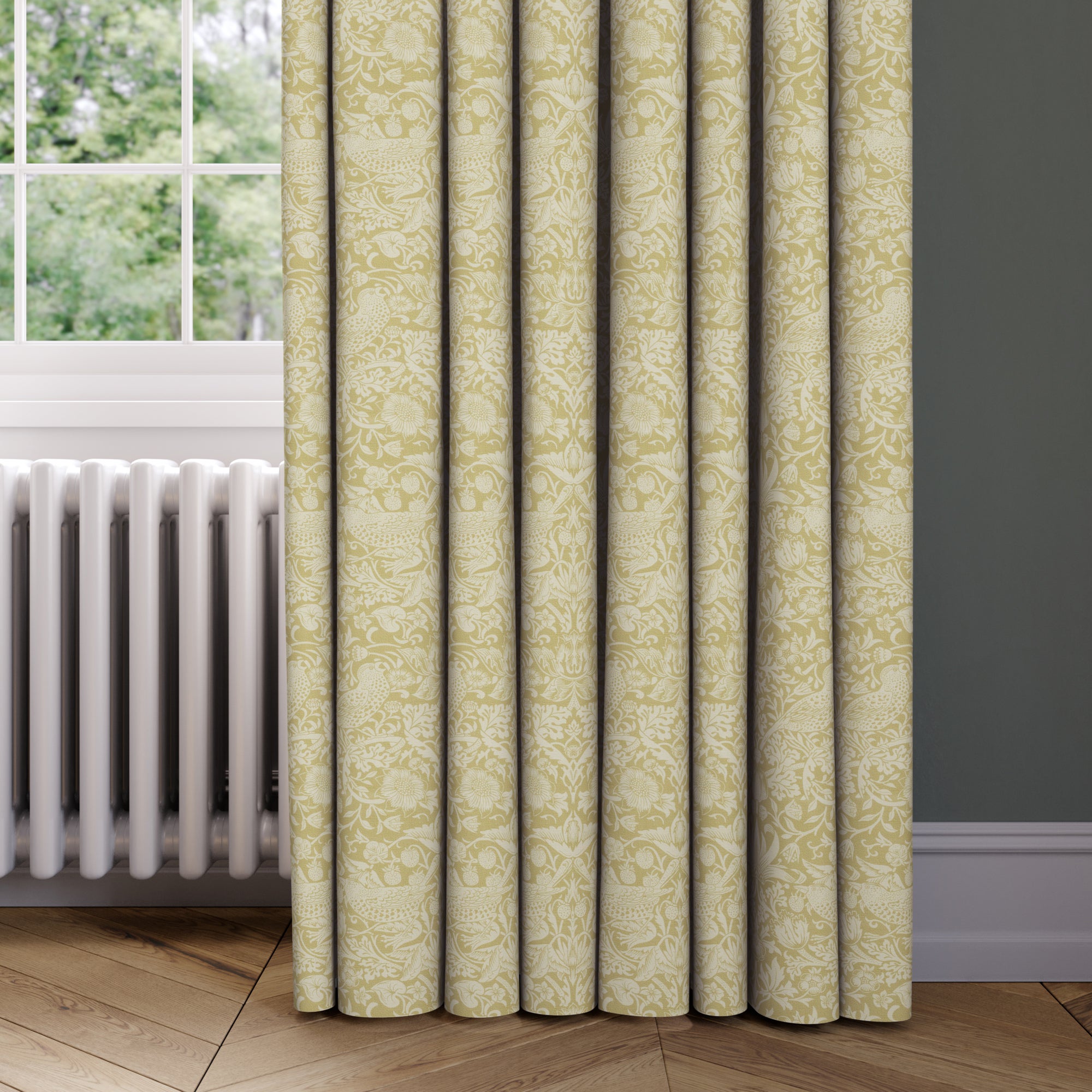 William Morris Strawberry Thief Tonal Made To Measure Curtains | Dunelm