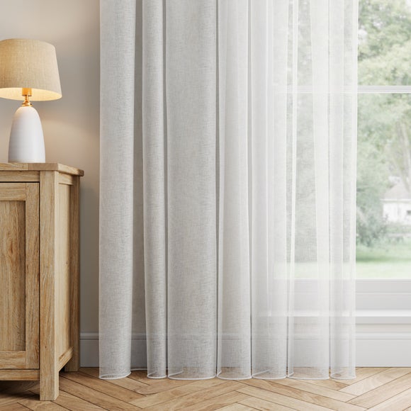 White Voile & Net Curtains | Dunelm