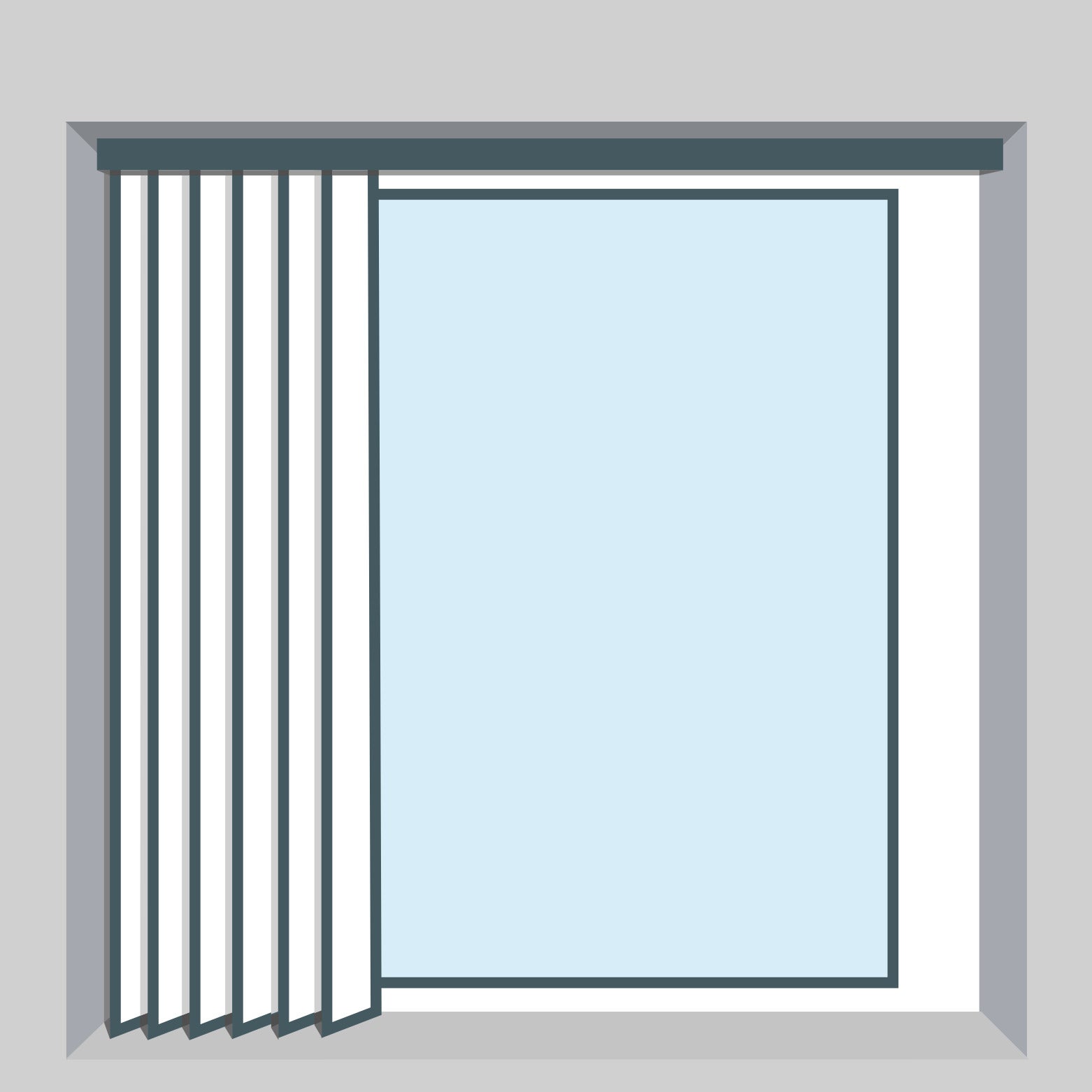 Opus Made to Measure Vertical Blind | Dunelm